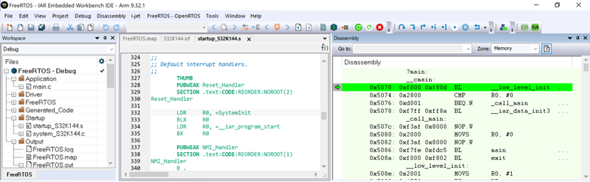 IAR Embedded Workbench中的MCU启动过程